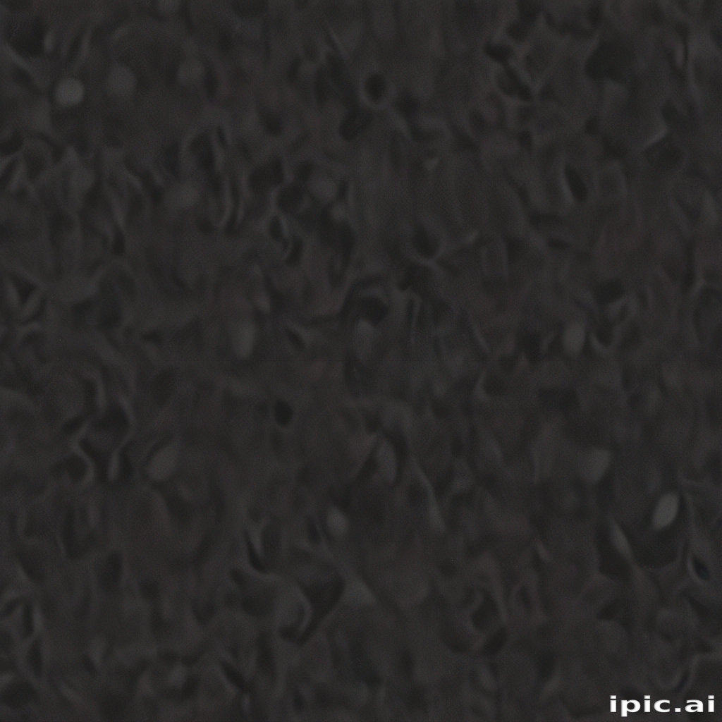 Abstract Black Texture with Fluid Patterns and Subtle Variations in Depth