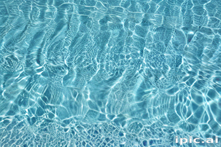 Captivating Patterns of Light and Reflection on Crystal Clear Water
