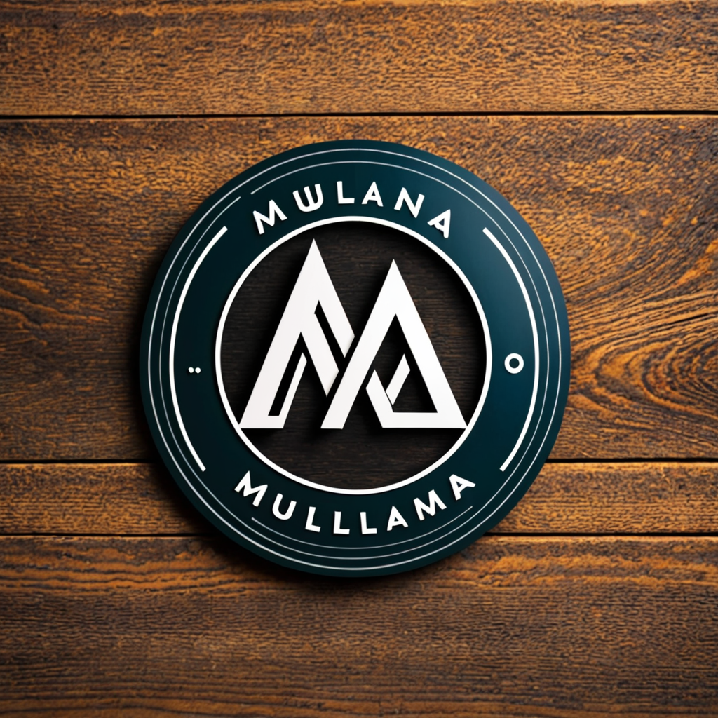 maintain the same logo "MULLAMA" but make it more aesthetic and ...
