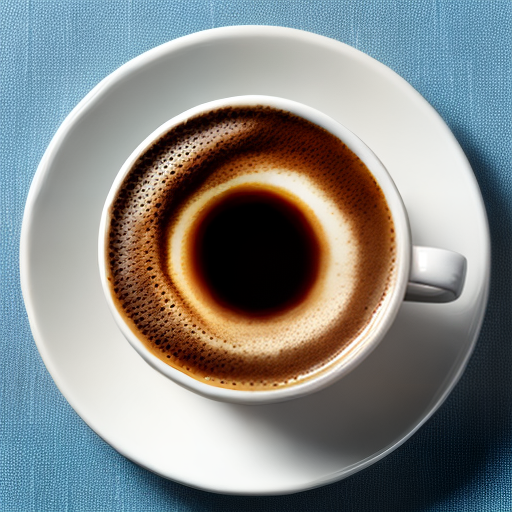 A picture of a very real cup of coffee