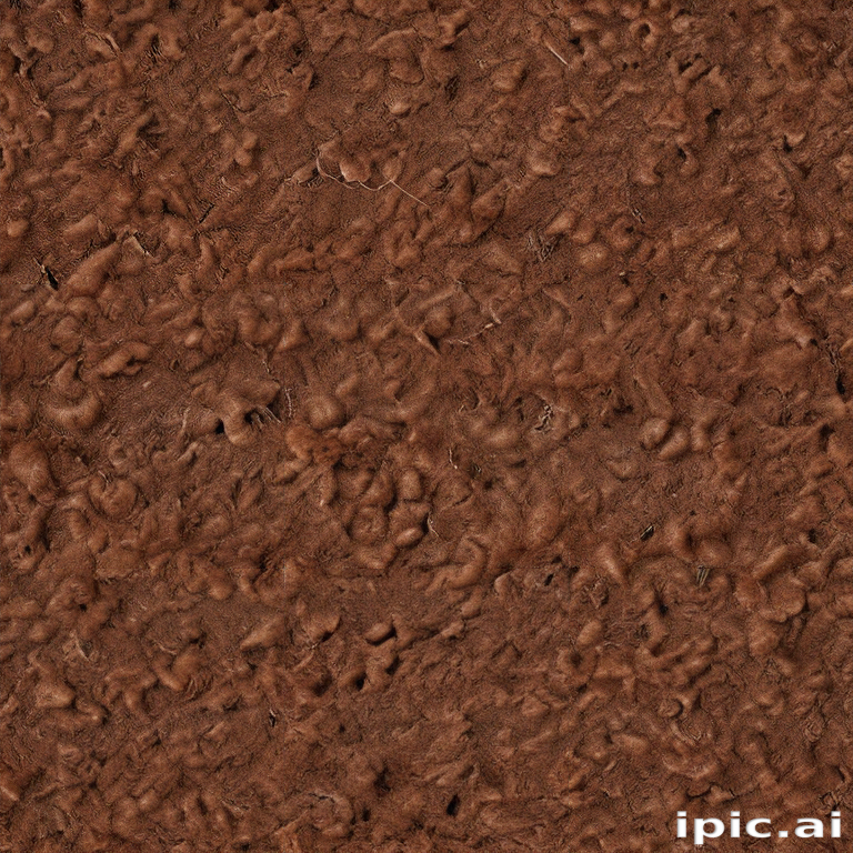 Textured Brown Surface with Organic Patterns and Rich Earthy Tones