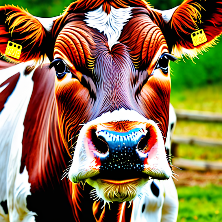 letitia james face pasted over a cow face
