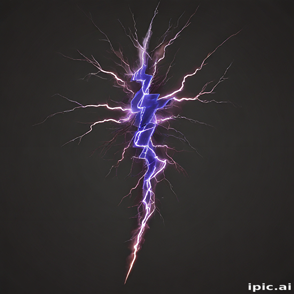 Striking Visual of a Powerful Electric Bolt Illuminating the Dark ...