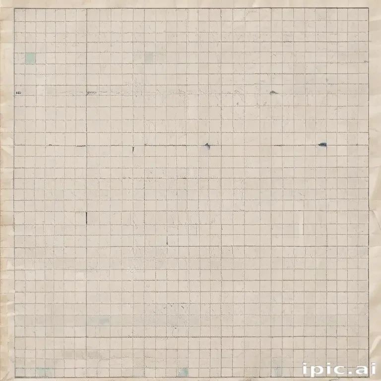 Blank Graph Paper with Light Grid Lines and Minimal Ink Marks
