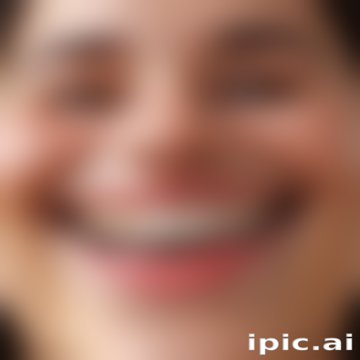 Joyful Expression Captured in a Blurry Portrait of a Smiling Person