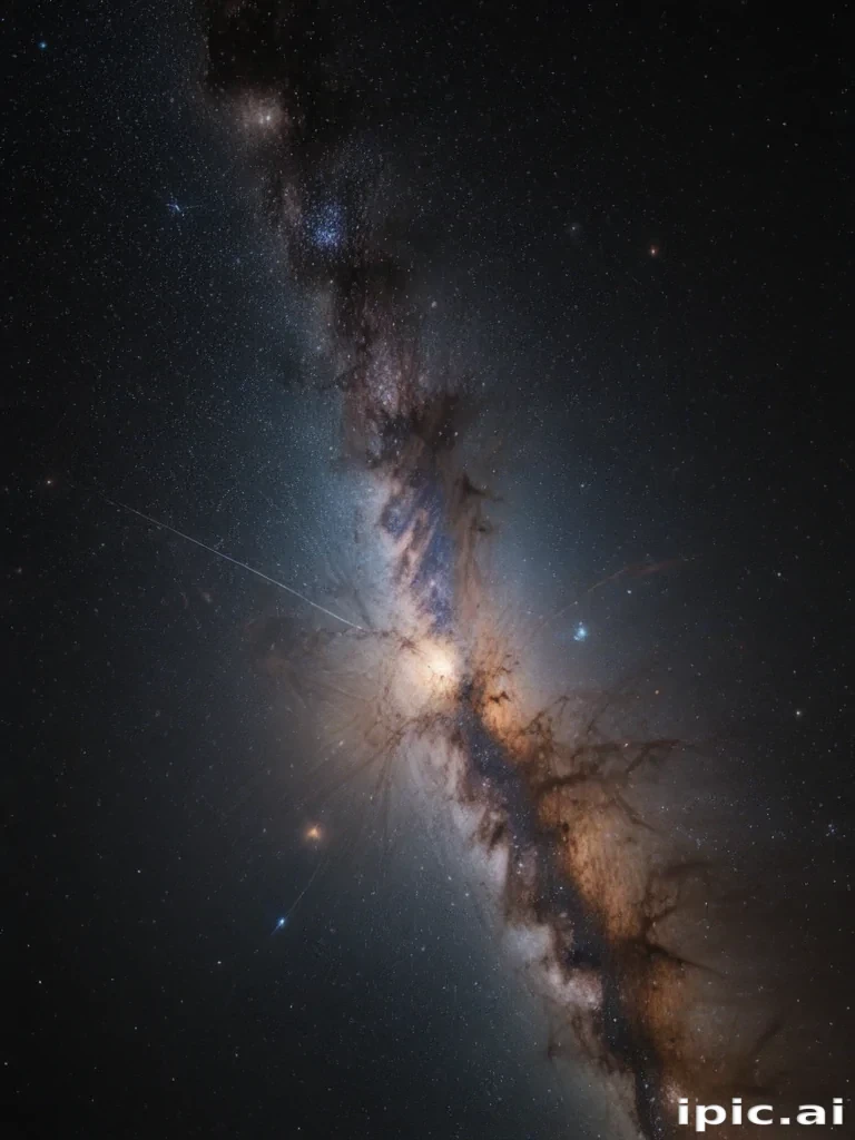 Stunning View of a Spiral Galaxy Captured in Vibrant Cosmic Detail