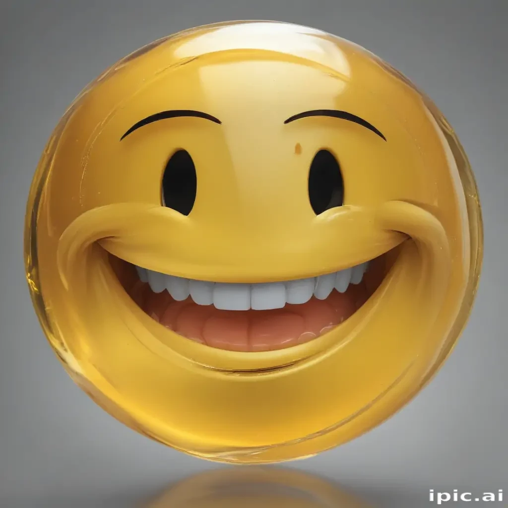 A Bright and Cheerful Smiley Face Emblem Radiating Joy and Happiness.