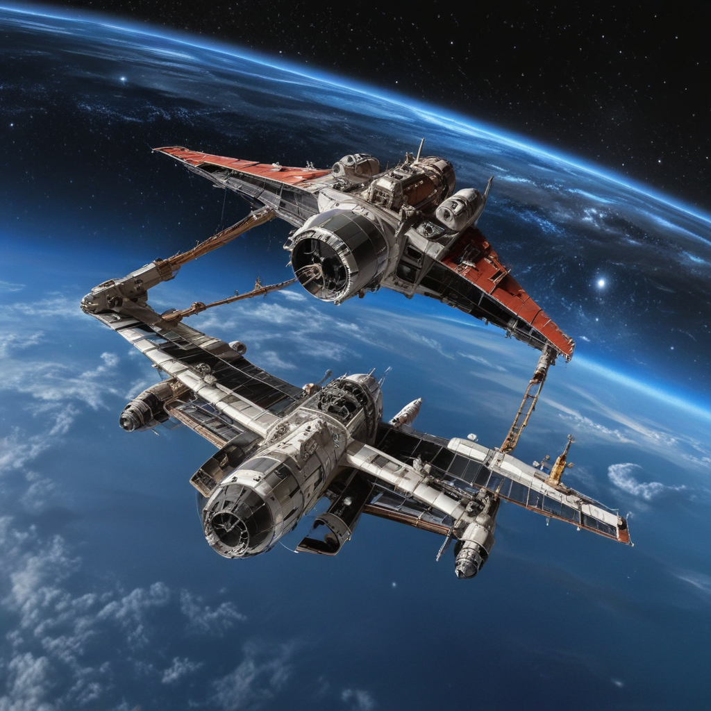 spacelab, space, blue, ship