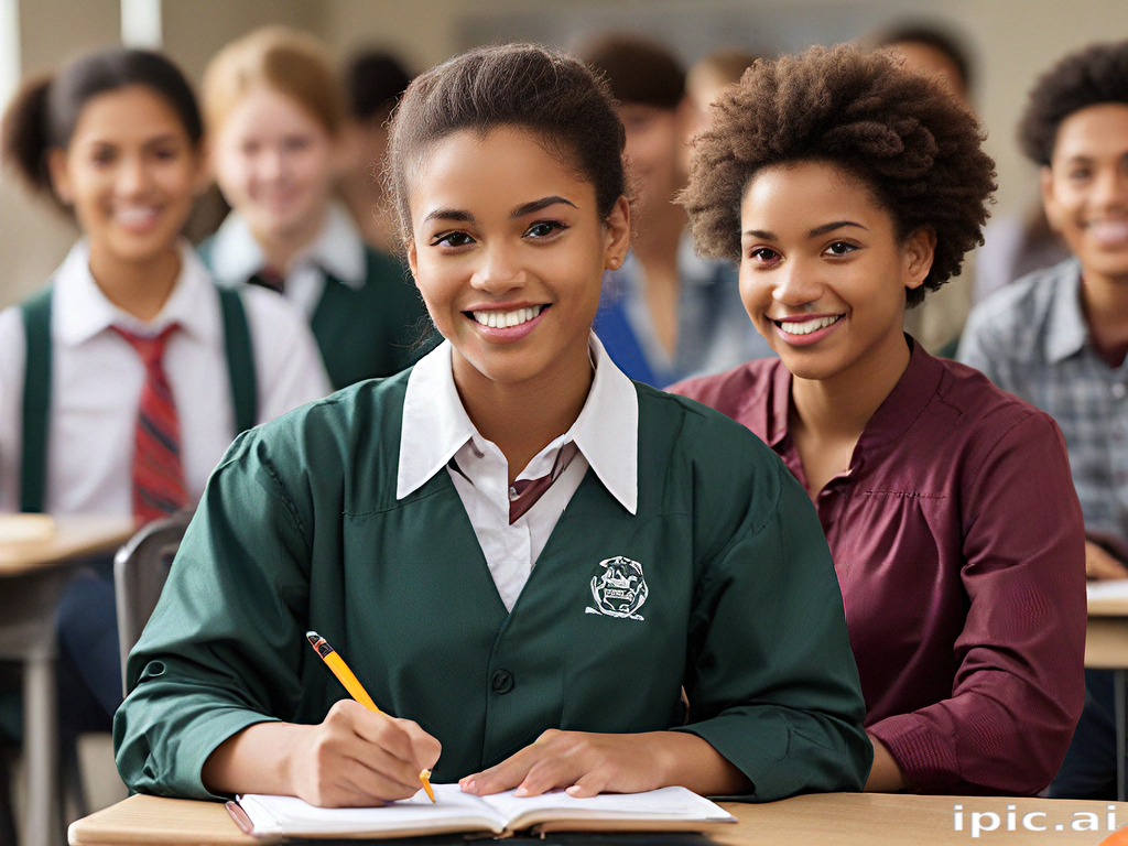 Students Engaged in Learning Together in a Classroom Setting
