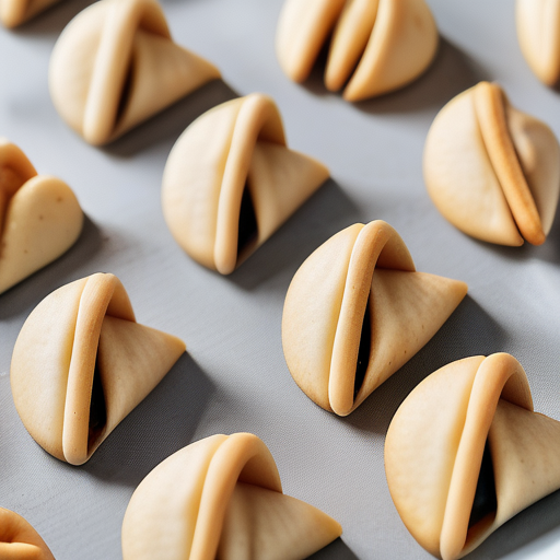 Deliciously Arranged Fortune Cookies Ready to Bring Good Luck and Surprises