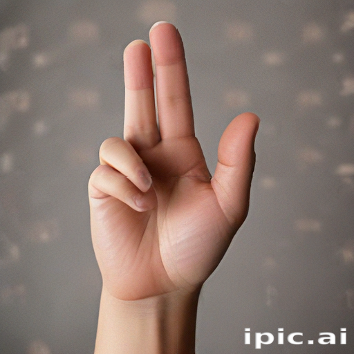 A Hand Gesture Representing Peace and Unity in Everyday Life.