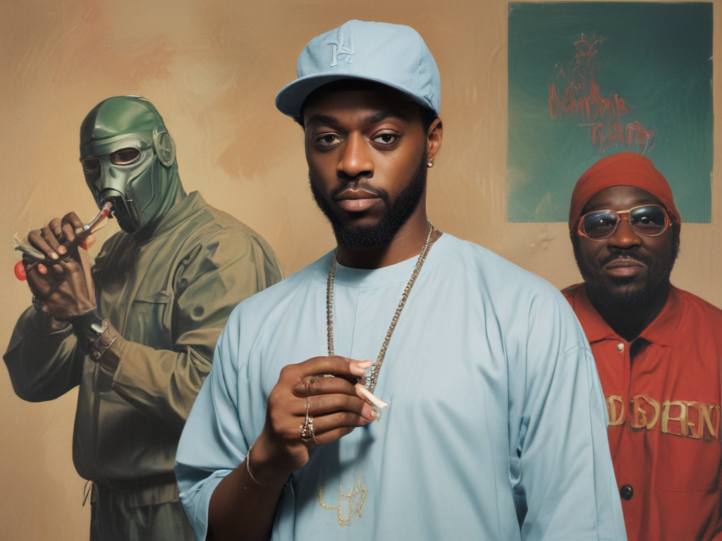 J Dilla, MF Doom and Nujabes album cover