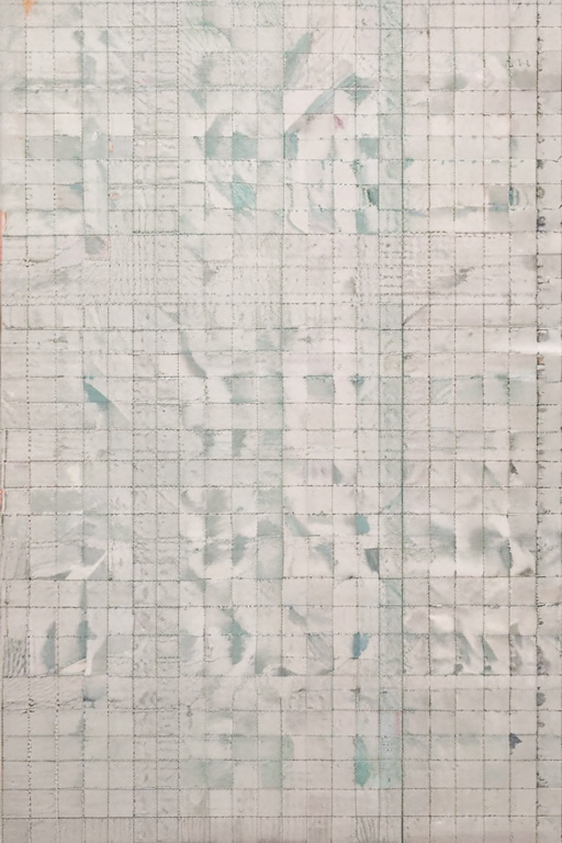 Abstract Grid Pattern with Subtle Color Variations and Textural Elements