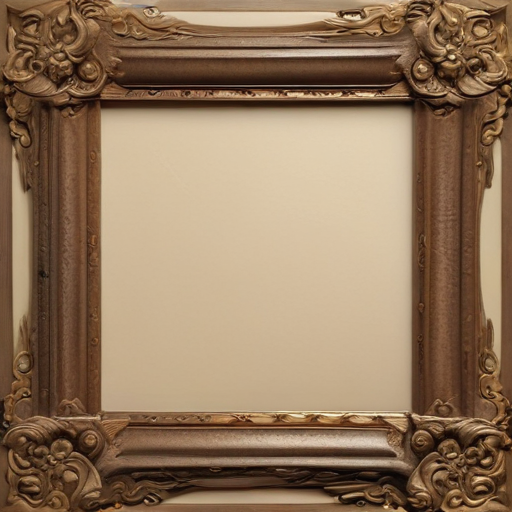 Intricately Designed Ornate Picture Frame Ready for a Beautiful Artwork