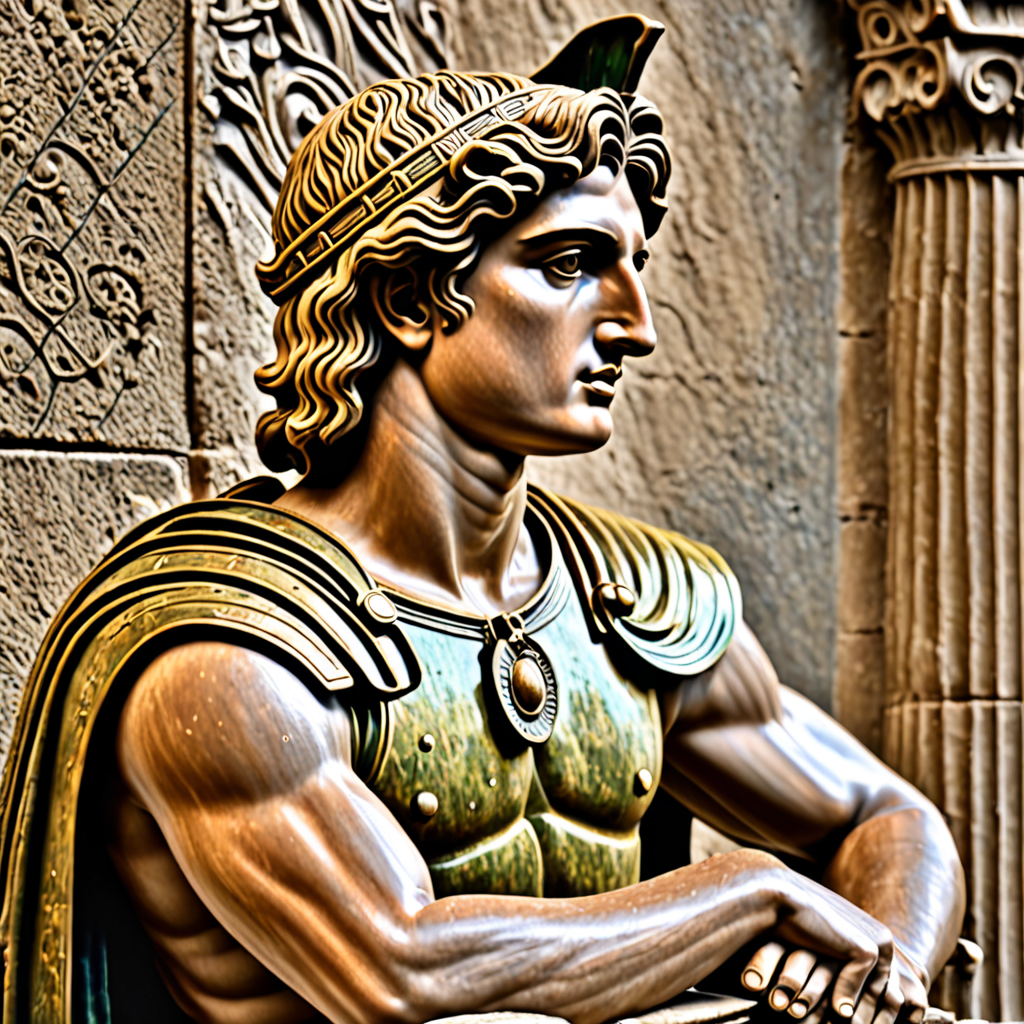 Realistic picture of Alexander the Great