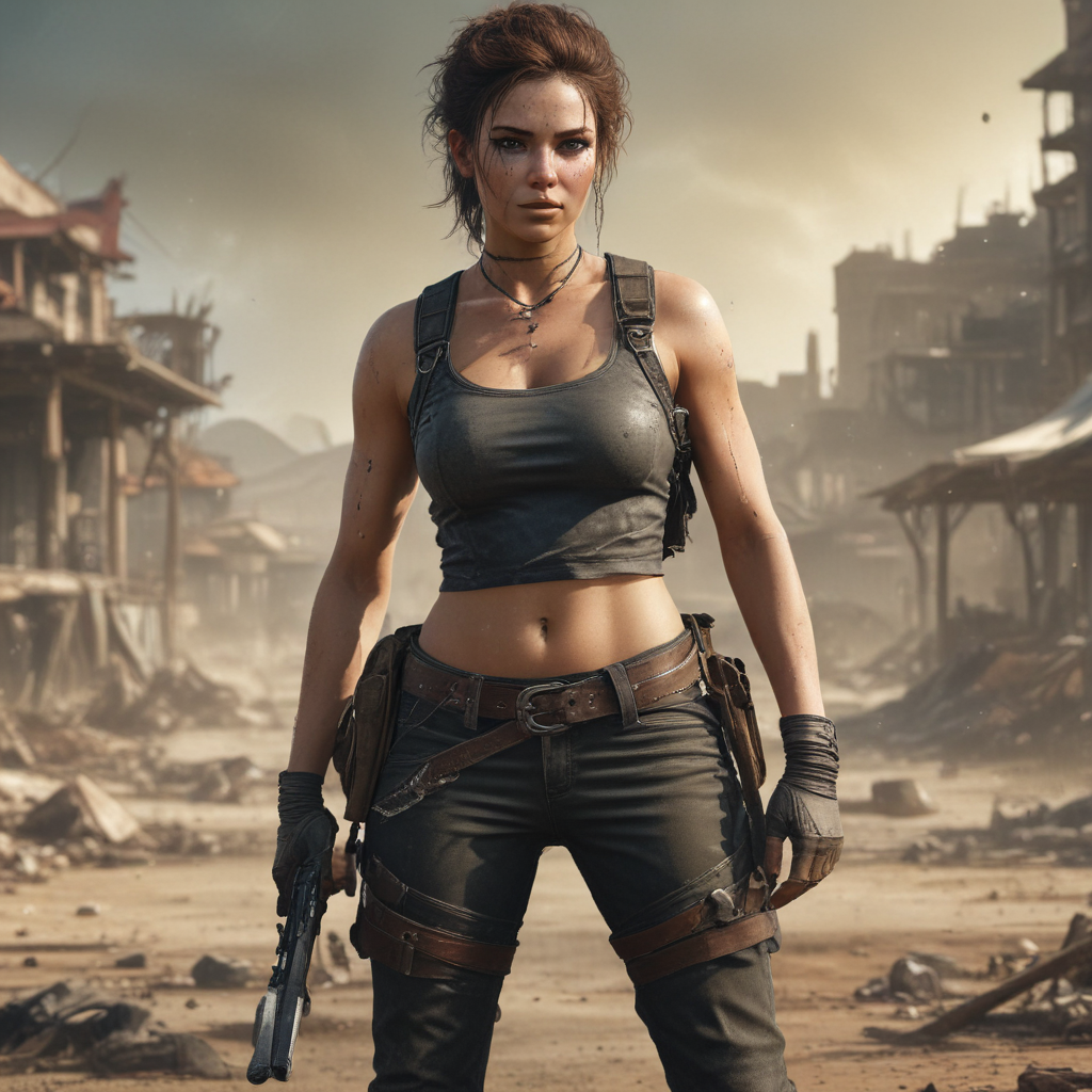 Post apocalyptic wallpapers with survivor traders