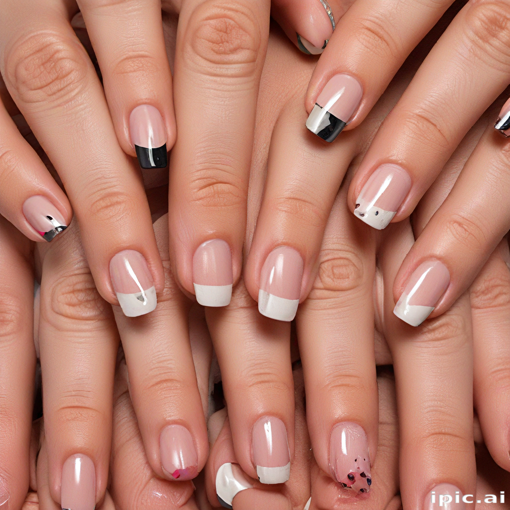 Creative and Stylish Nail Art Designs Showcased on Multiple Hands