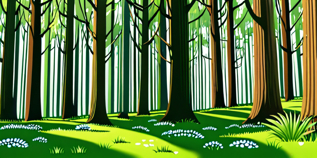cartoon forest