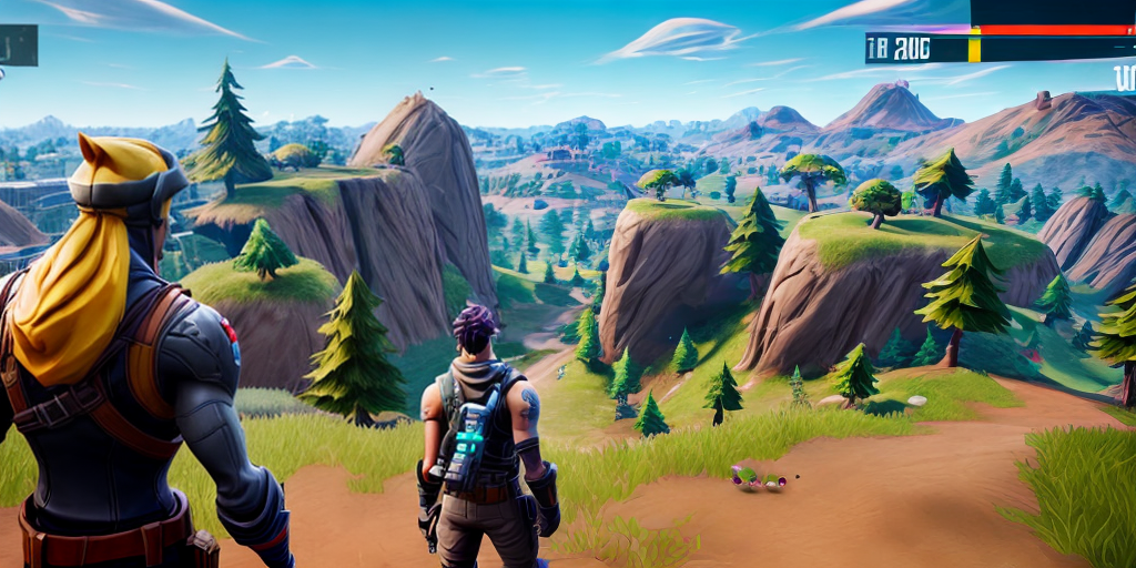 Fortnite gameplay screenshot for YouTube thumbnail