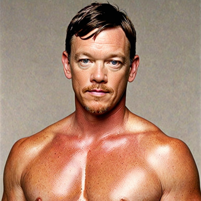 matthew lillard com um terno roxo segurando faca
