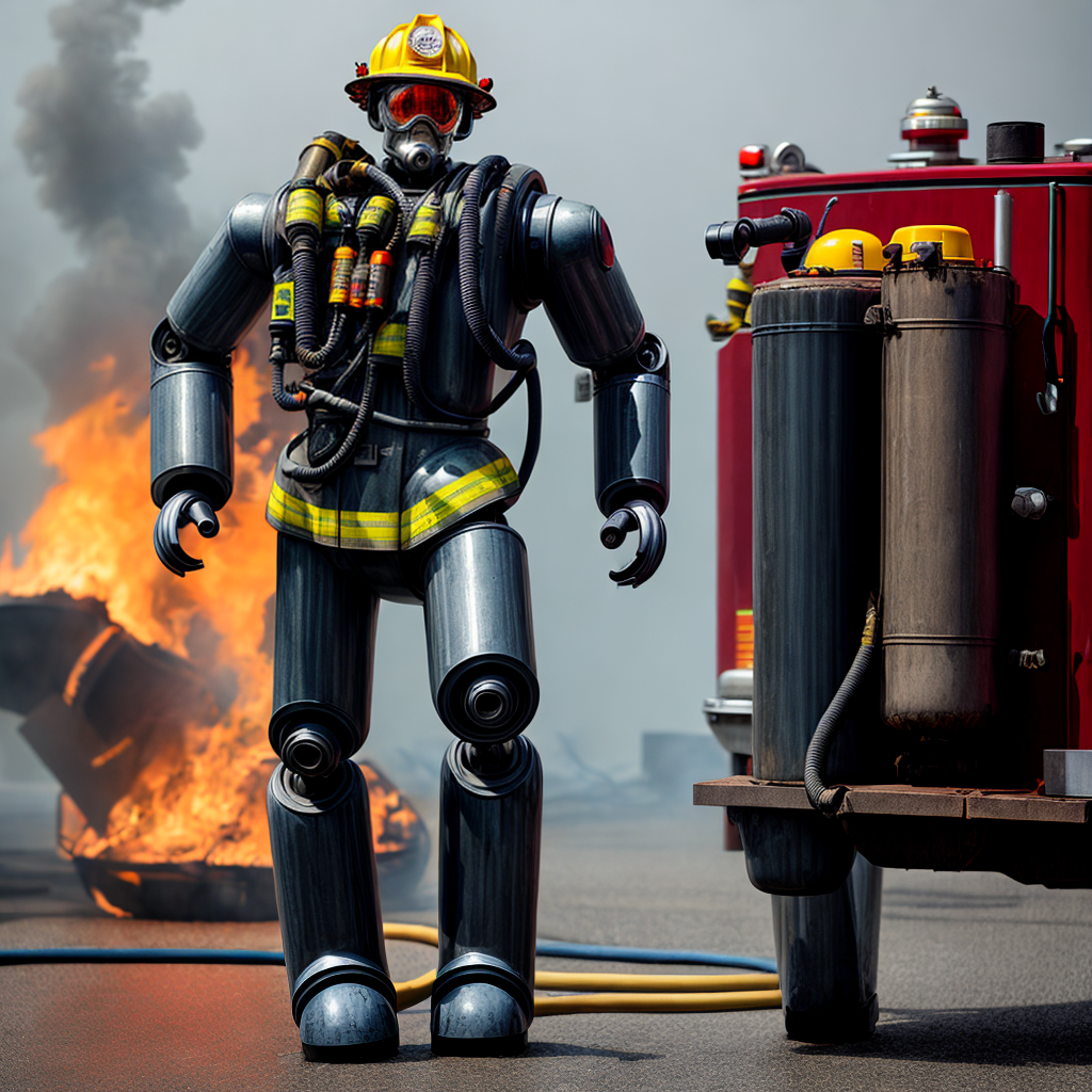 a firefighter robot