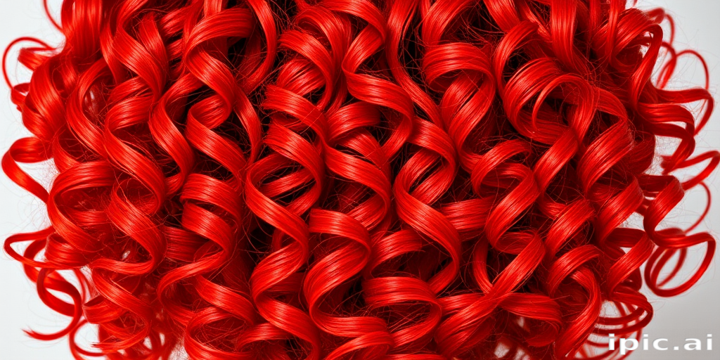 Vibrant Red Curly Hair: A Stunning Display of Bold, Spiraled Texture