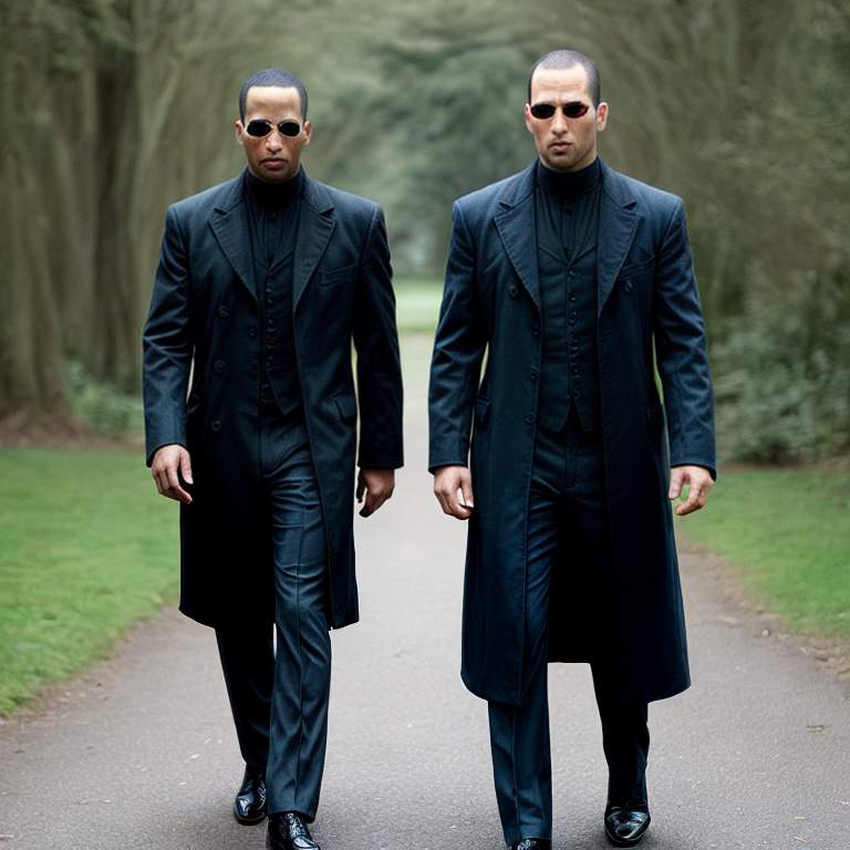 Andrew Tate as Morpheus in the Matrix