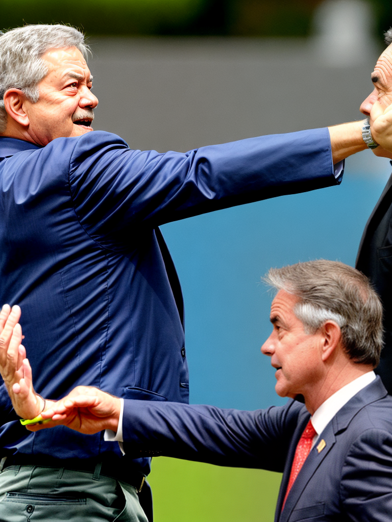 Lula using Naruto jutsu on Bolsonaro