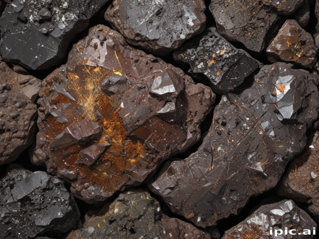 An Intricate Collection of Various Mineral and Rock Formations ...