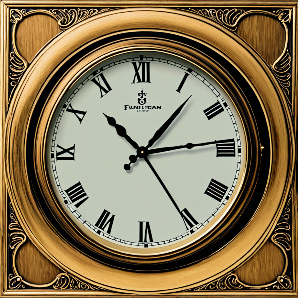 As the clock struck six in the evening