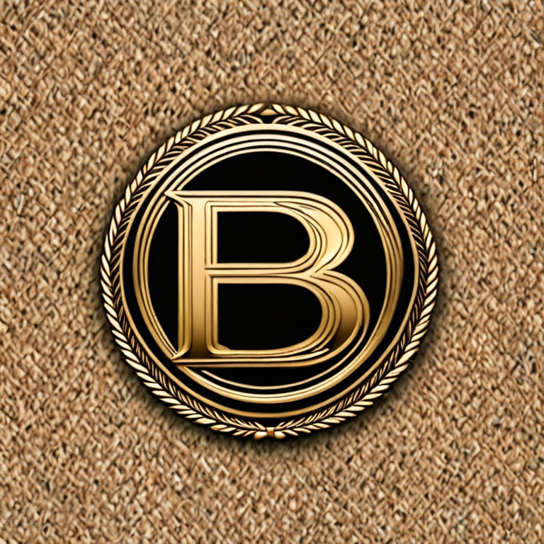 An elite letter B as a logo for a military company