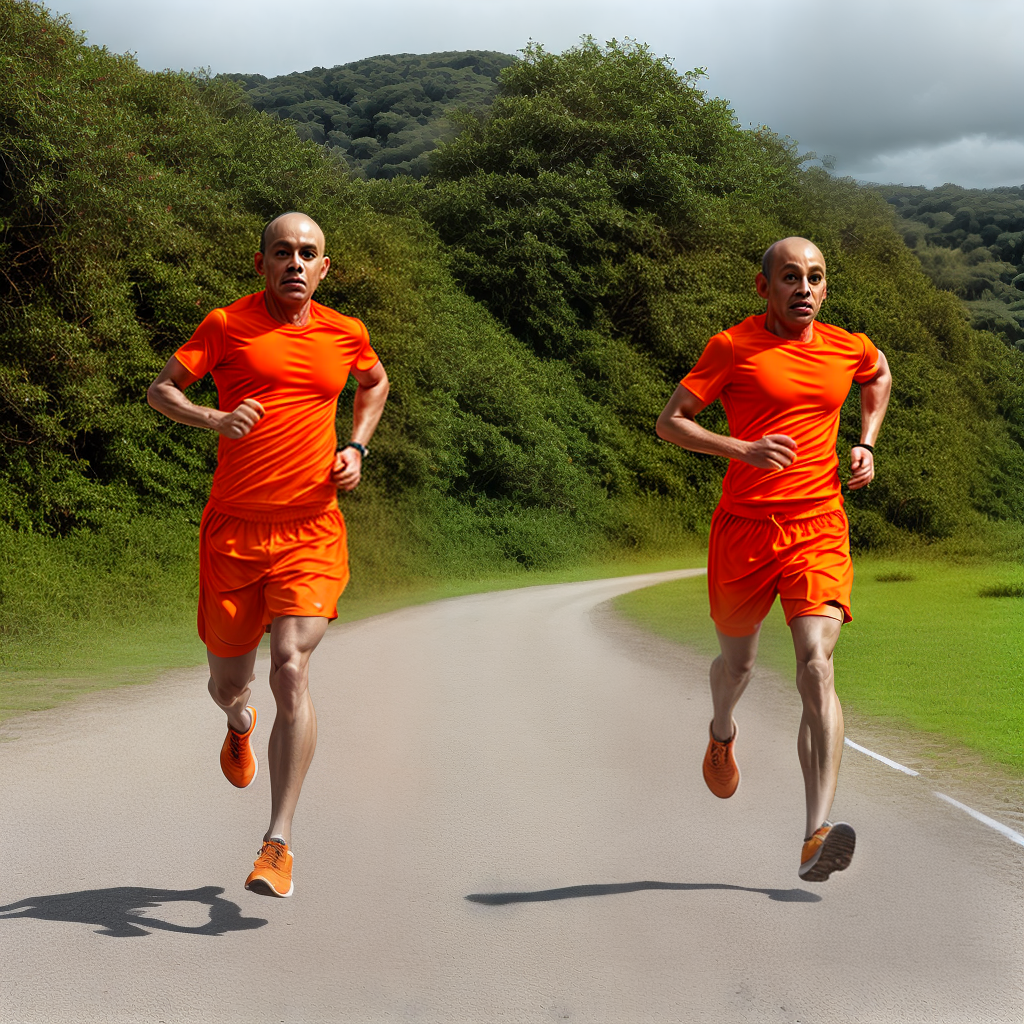 Orange running