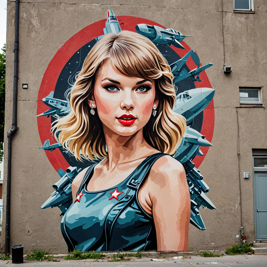 CCCP industrial strength propaganda style building mural featuring ...