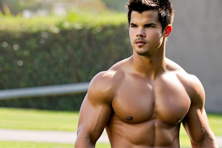 Taylor lautner bulky muscle