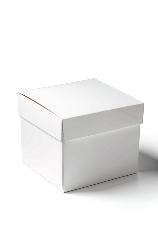 Elegant White Storage Box Featuring a Warm Glow and Dried Bananas Inside