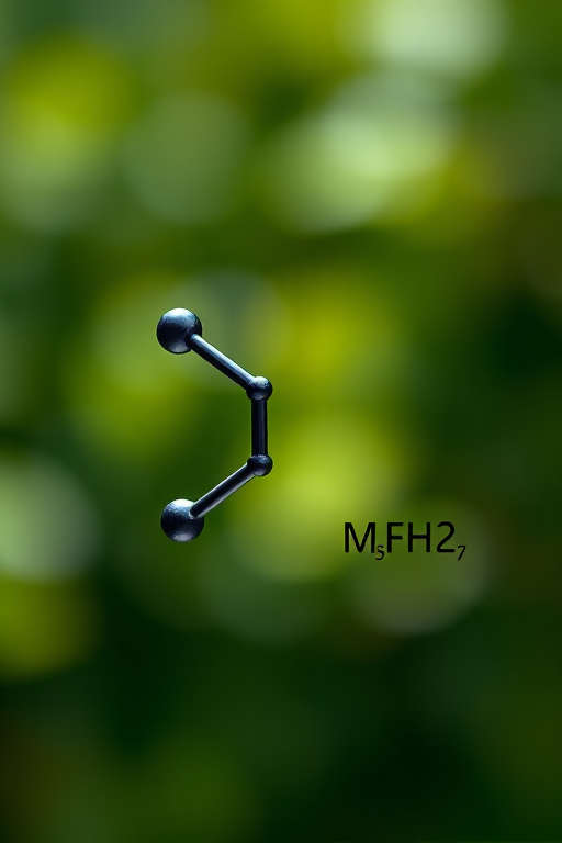 Generate a high-resolution image of a chemical structure showing a ...