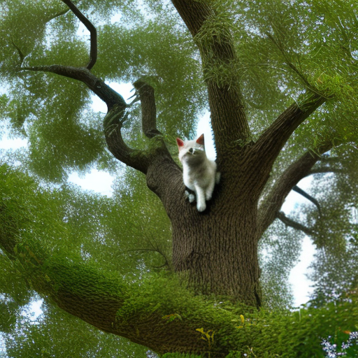 Cat in a tree