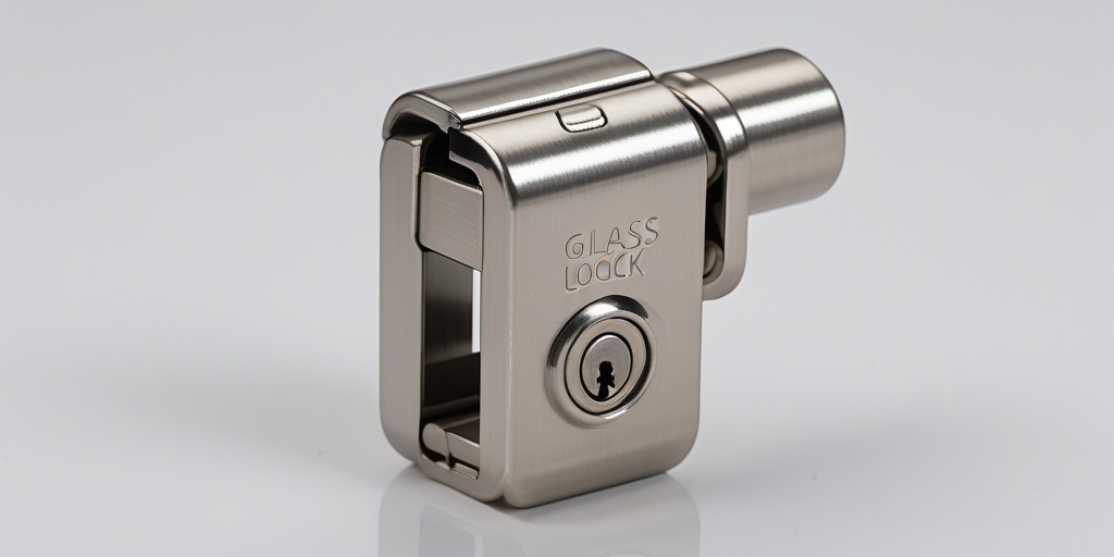A Modern Glass Lock with Sleek Design for Enhanced Security Solutions