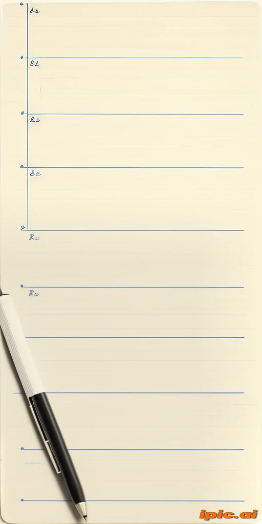 Blank Writing Pad Ready for Notes, Ideas, and Creative Thoughts