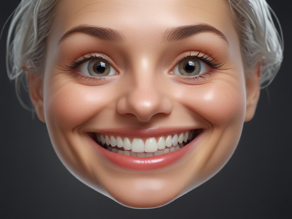 A Joyful and Radiant Smile Illuminating the Beauty of Happiness.