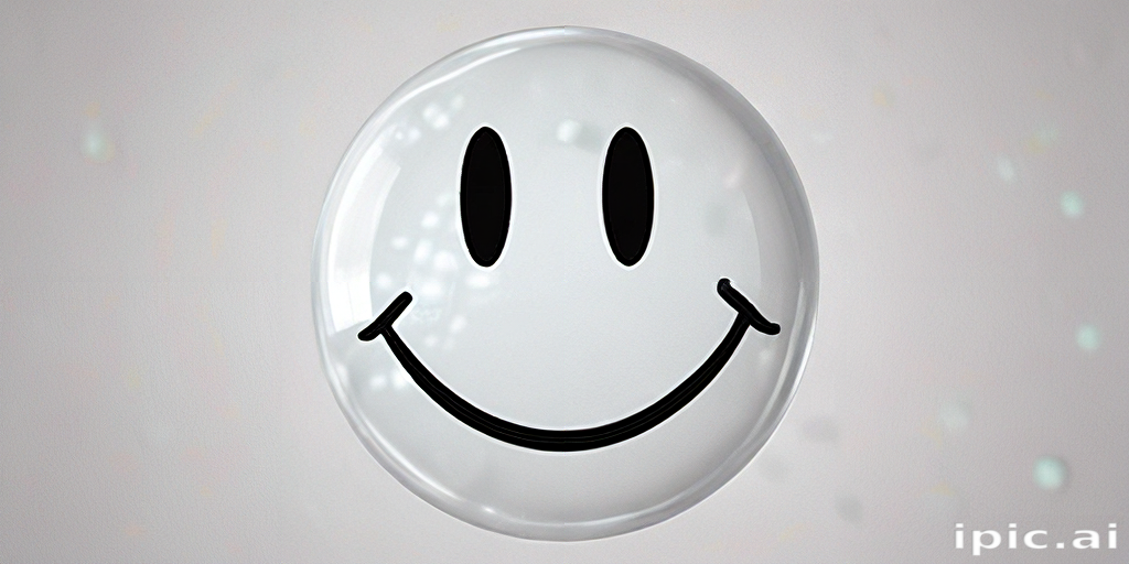 Bright and Cheerful Smiley Face Icon on a Soft Background