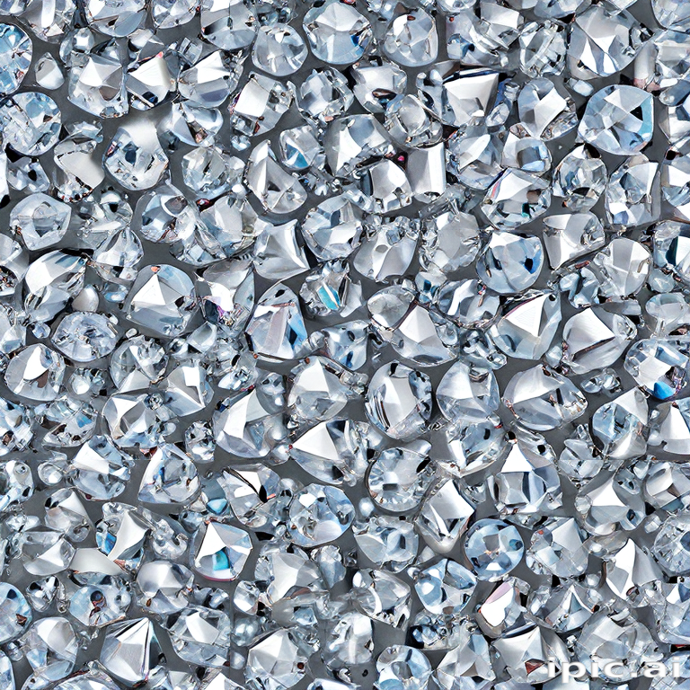Sparkling Collection of Various Shiny Crystal Gemstones on a Gray ...