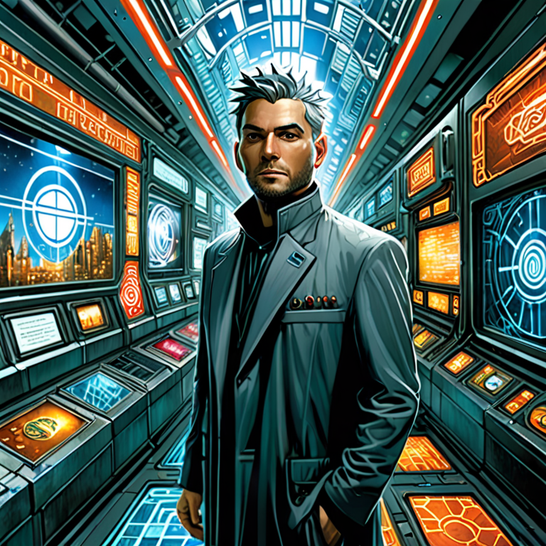 netrunner surreal art