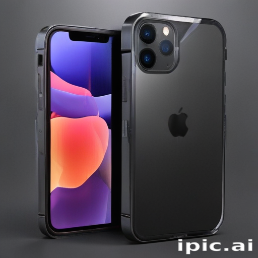 Stylish and Modern Smartphone Case Showcasing the Latest Apple iPhone ...