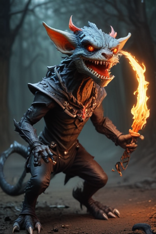 Mean Kobold sailor flaming chain whips ghostrider