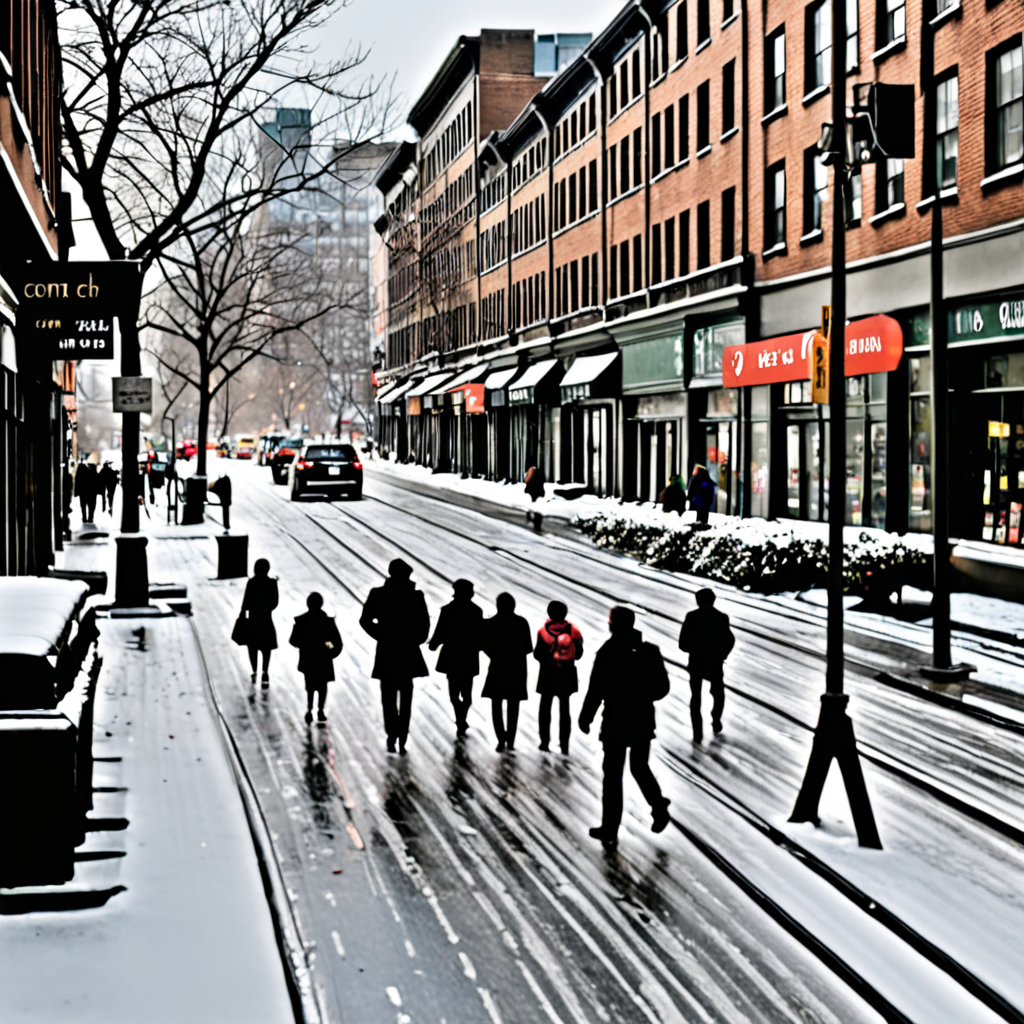 the city streets echoed with hurried footsteps, shutting down shops ...