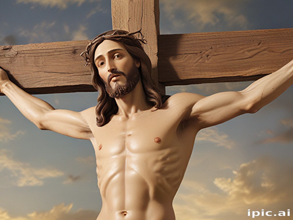 A Powerful Representation of the Crucifixion: Jesus on the Cross.