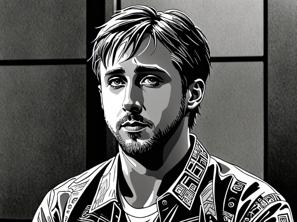 ryan gosling, manga, anime, 2d, ghibli, ghost in a shell, death note ...