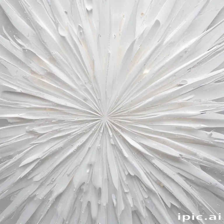 Intricate White Textured Design Radiating Outward in a Stunning Burst