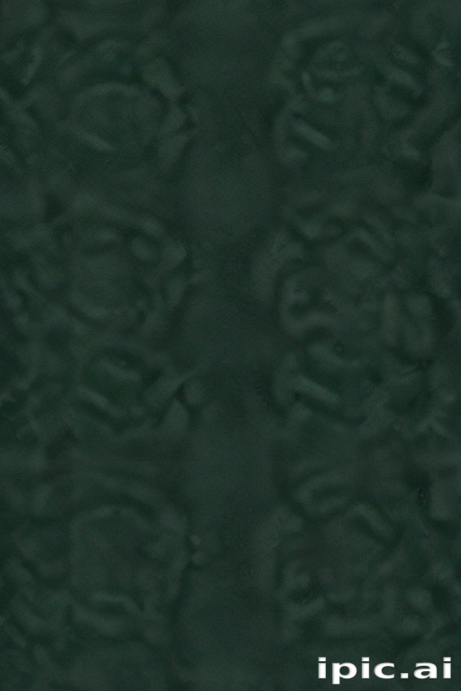 Abstract Dark Green Texture with Subtle Patterns and Depth Effects